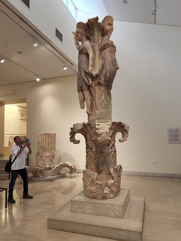 column of the dancers thyiads – Cave of Seilenos